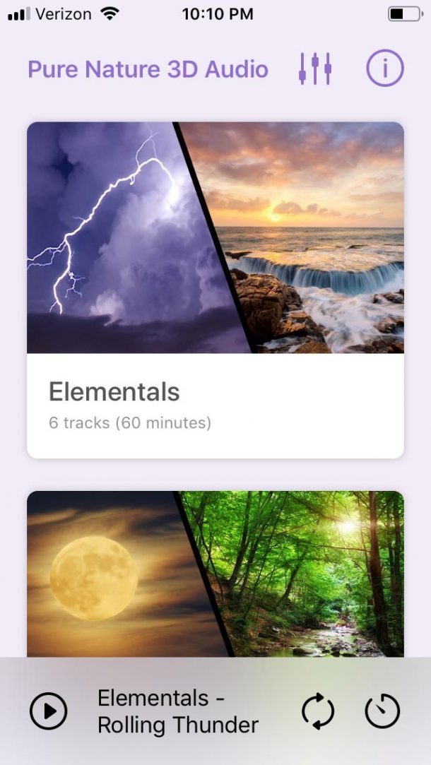 Pure Nature - iOS App | Music of Nature